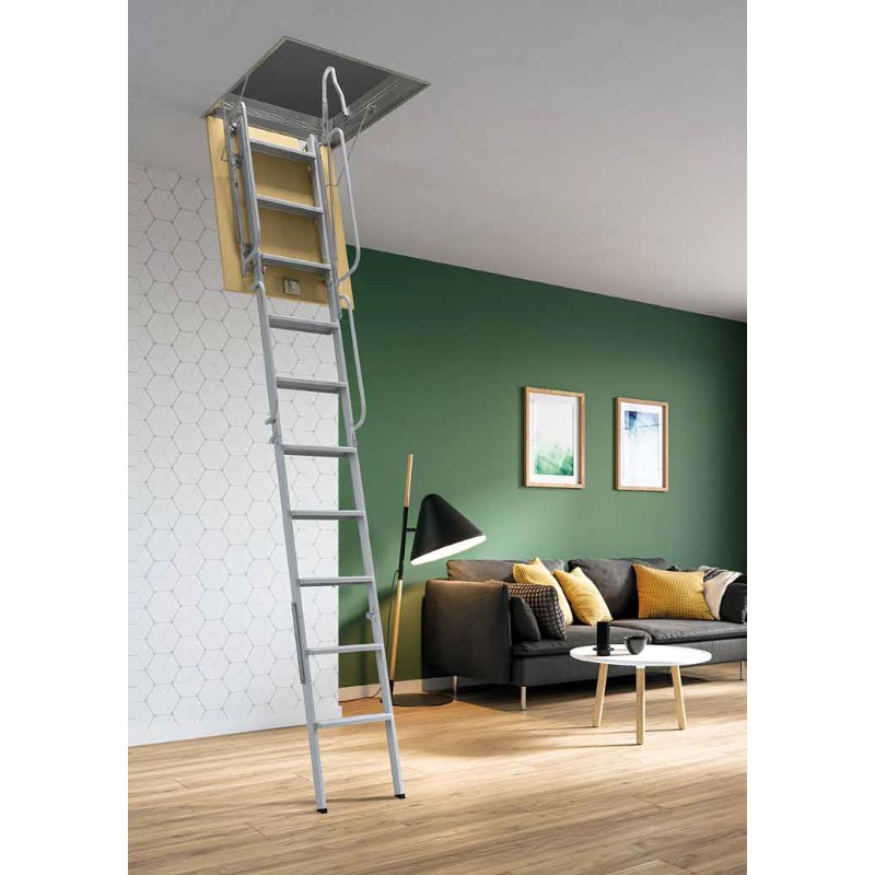 Scale retrattili rigide soffitte e sottotetti 80 x 130 h 400