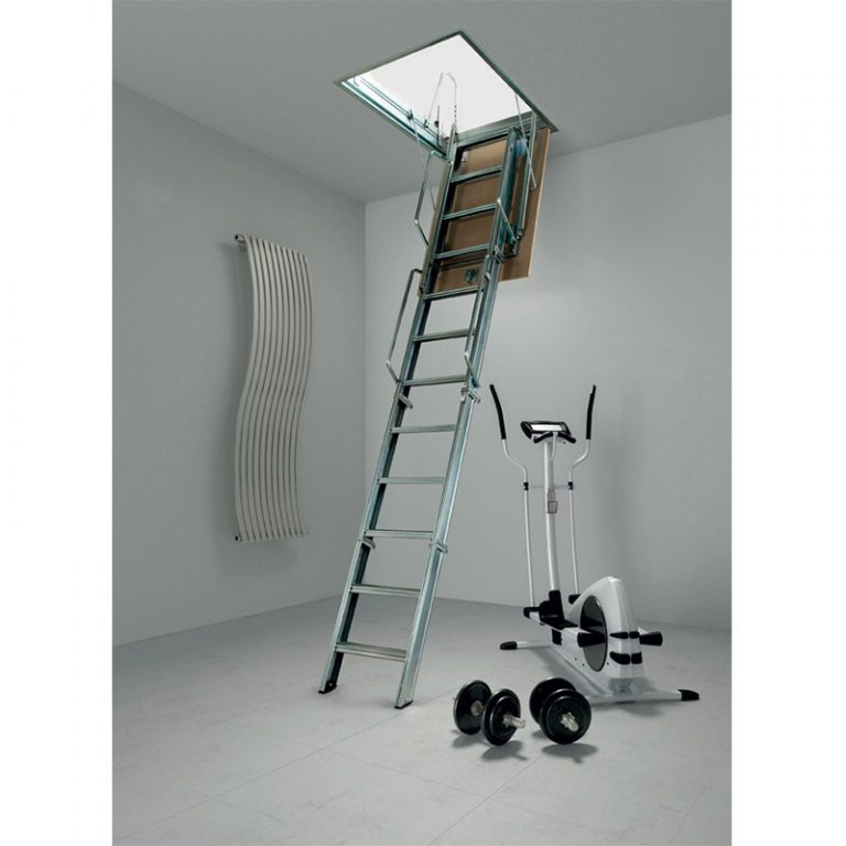 Scale Retrattili Manuali Aci quattro segmenti 120 x 120 H 300